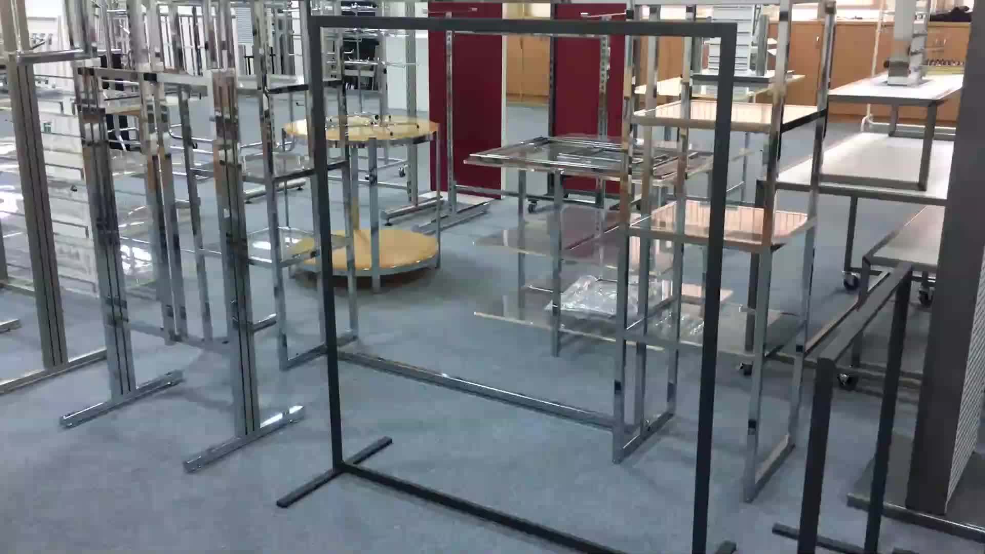 Trade Assurance Gold Clothing Racks For Shops - Buy Brass Clothing ...