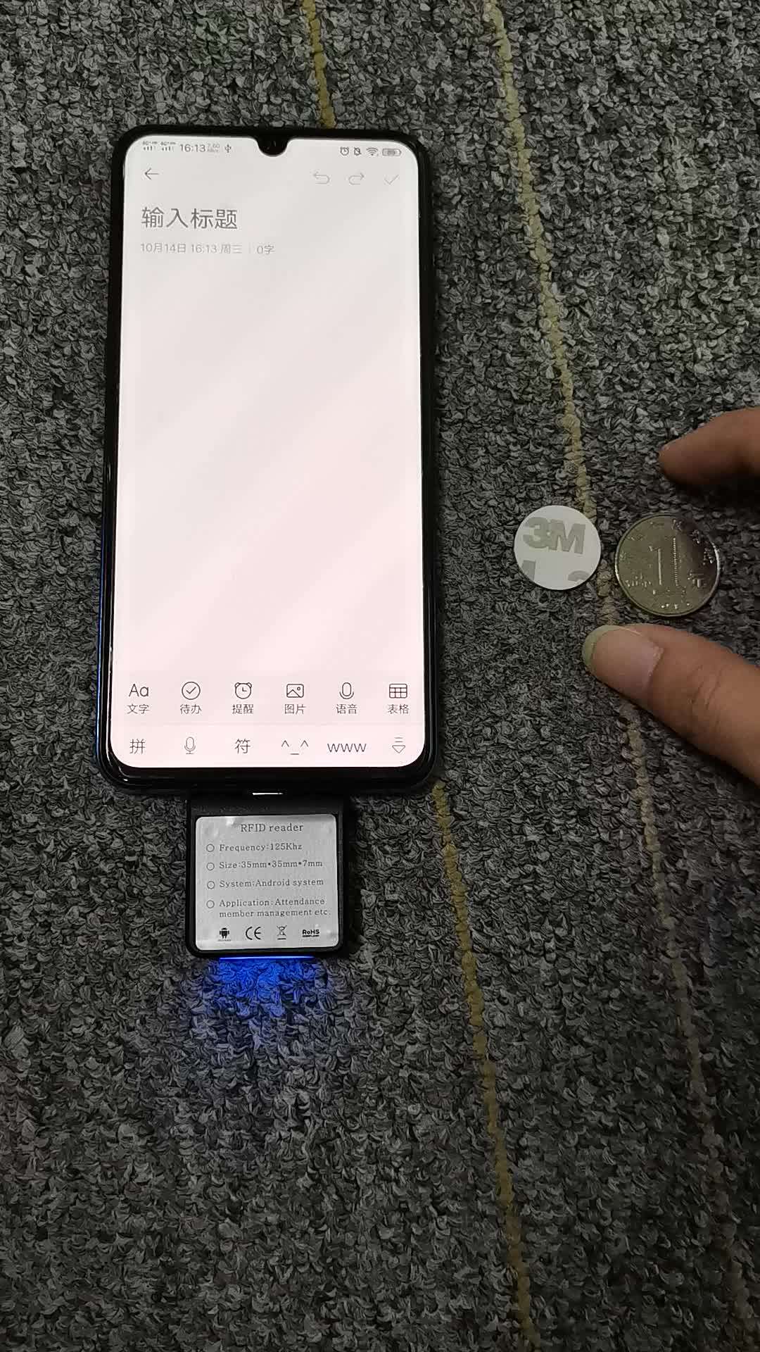 Smart Wireless Proximity Card Reader Square Android Phone Nfc Wireless ...