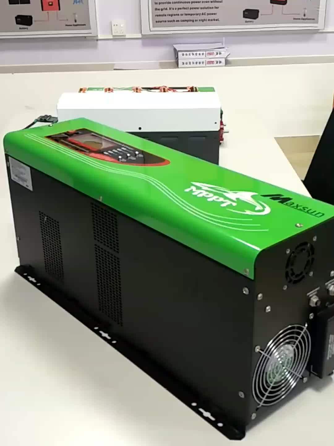 Skao 48v 6kw Mppt Hybrid Solar Inverter - Buy 220v Portable Inverter ...