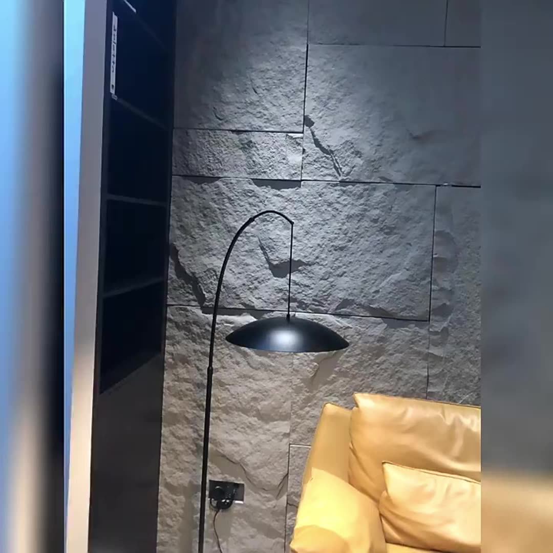 3d Texture Stone For Exterior Artistic Pu Stone Cladding Faux Stone ...