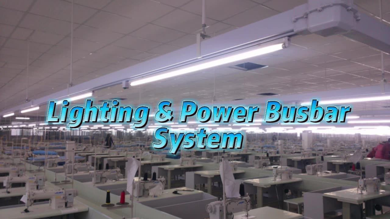 20a~40a Lighting Bus Duct Trunking System Power Busbar/busway System ...