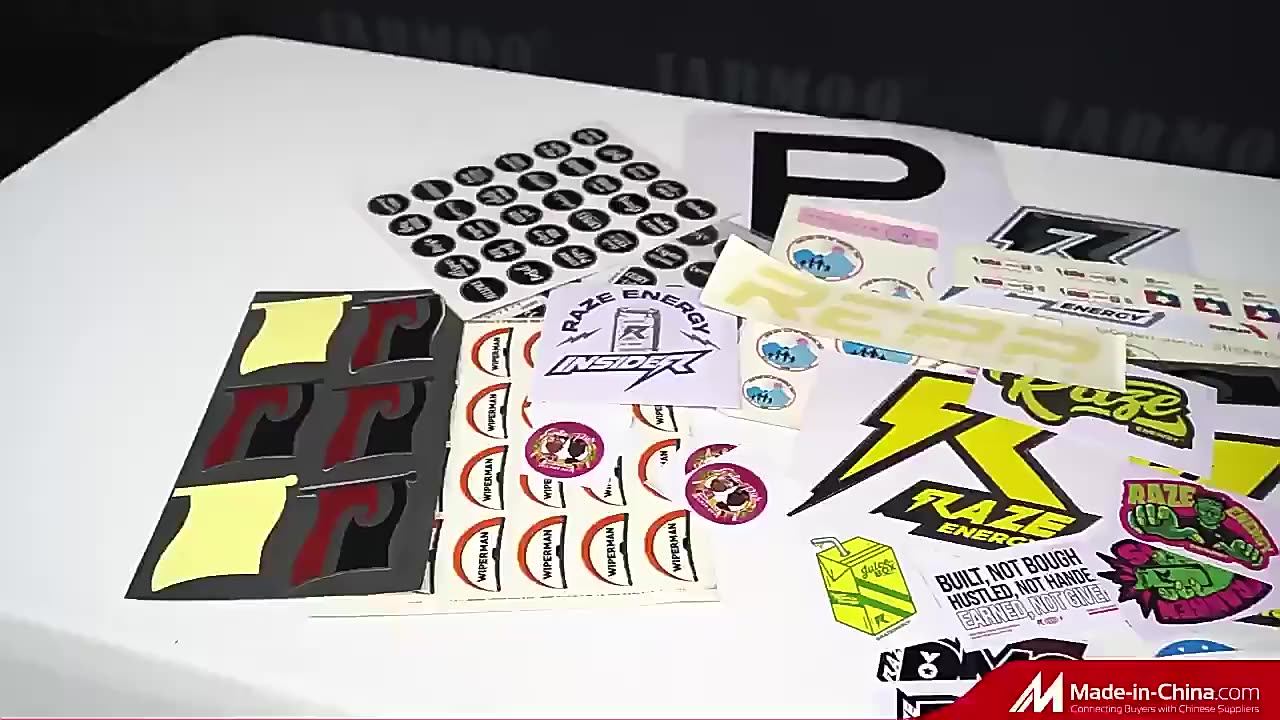 Custom Printed Logo Transparent Car Stickers For Packaging Pet With ...