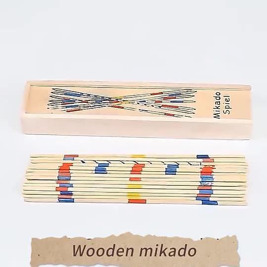 Wholesale Montessori Wooden Educational Toy Traditional Classic Mikado ...