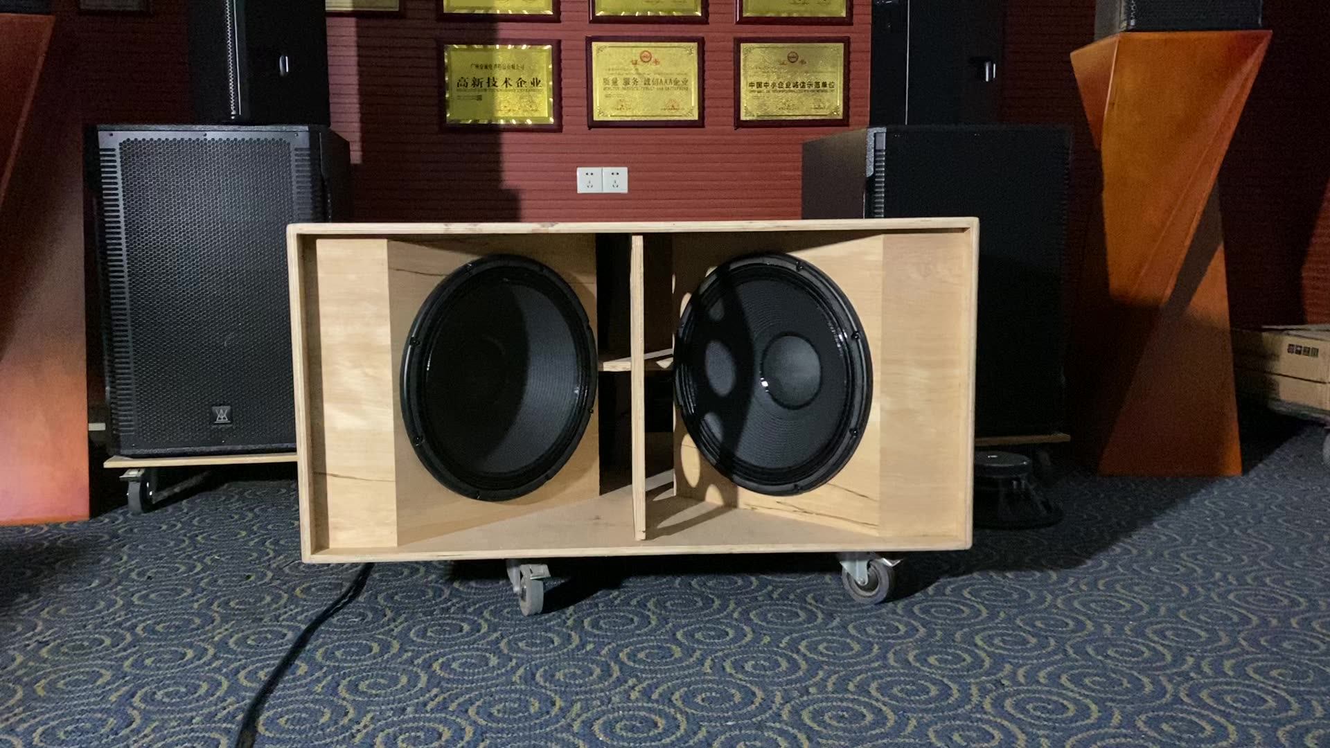 Sb-218b Dj Bass Speakers Dual 18 Inch Big Power Loudspeakers 1600w ...