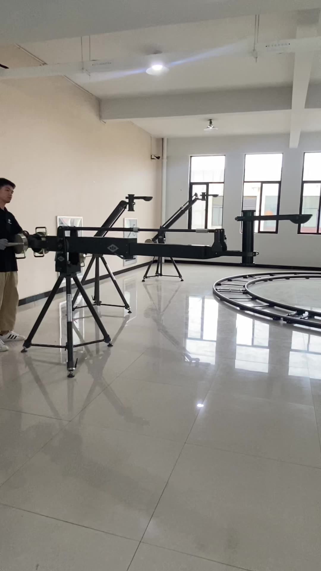 Nsh Crane Camera Jib With Tripod Jib Crane Cinema Dolly Photographic ...