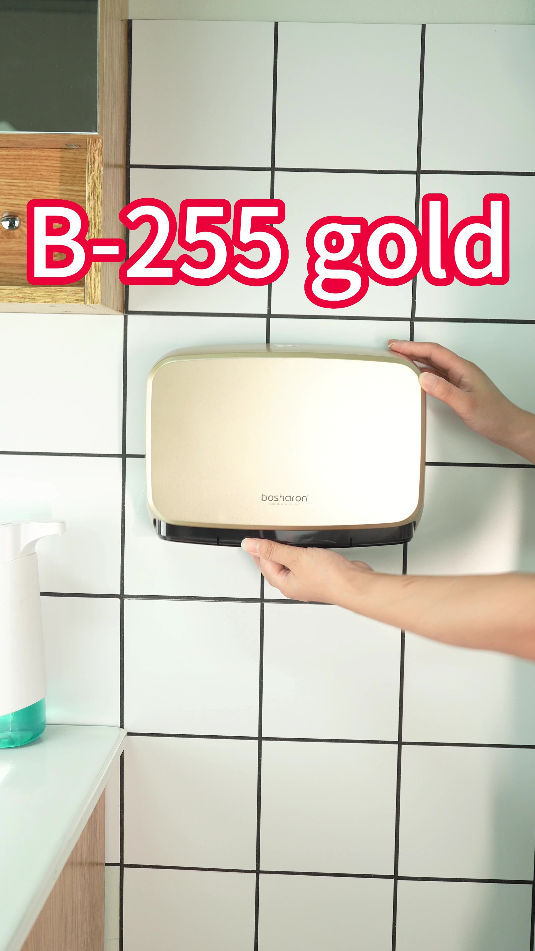 Bosharon Wall Mounted Plastic Tissue Dispenser Kitchen Bathroom Toilet ...