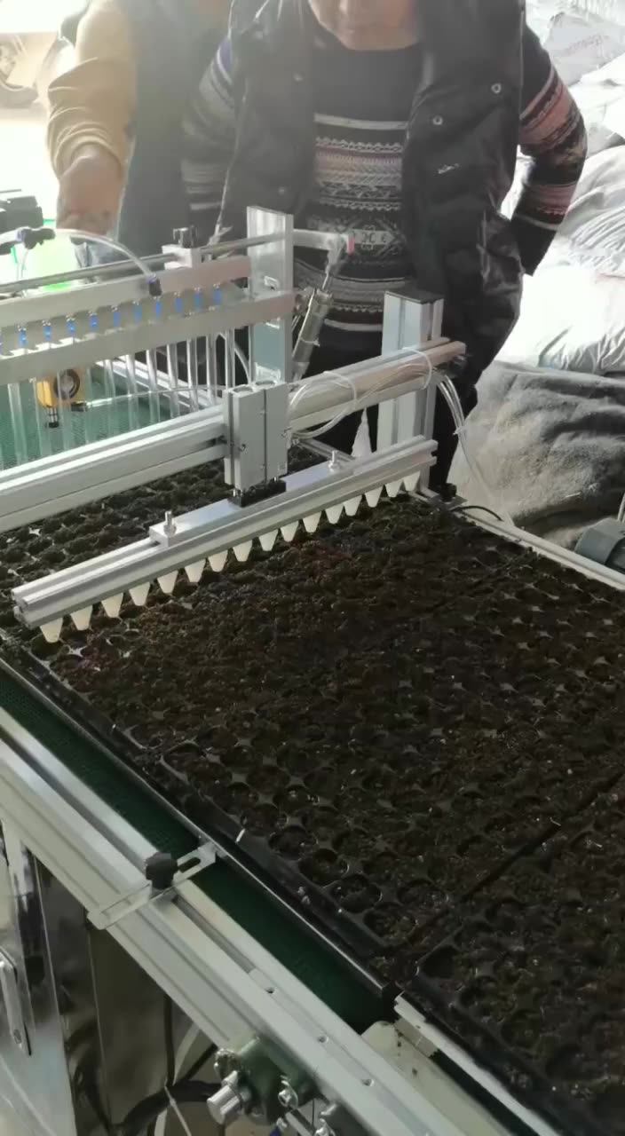 Burrow Seedling Machine Vegetable Automatic Seedling Sowing Machine ...