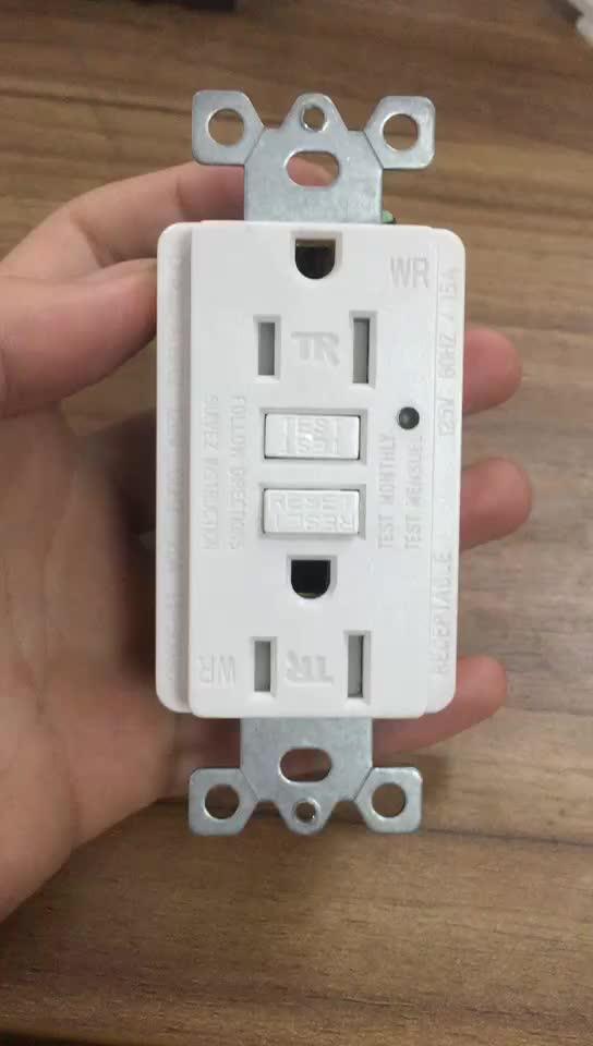 15a 125v Tamper-resistant&weather-resistant Gfci/ Tr&wr Receptacle ...