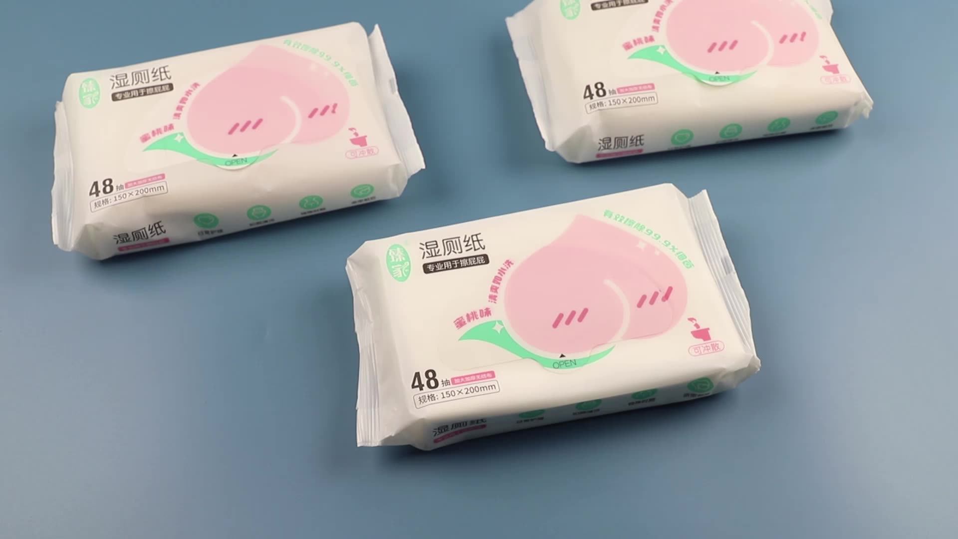 Fresh Feel Flushable Wet Toilet Wipes Adult Wet Wipes Cleaning Wipes ...