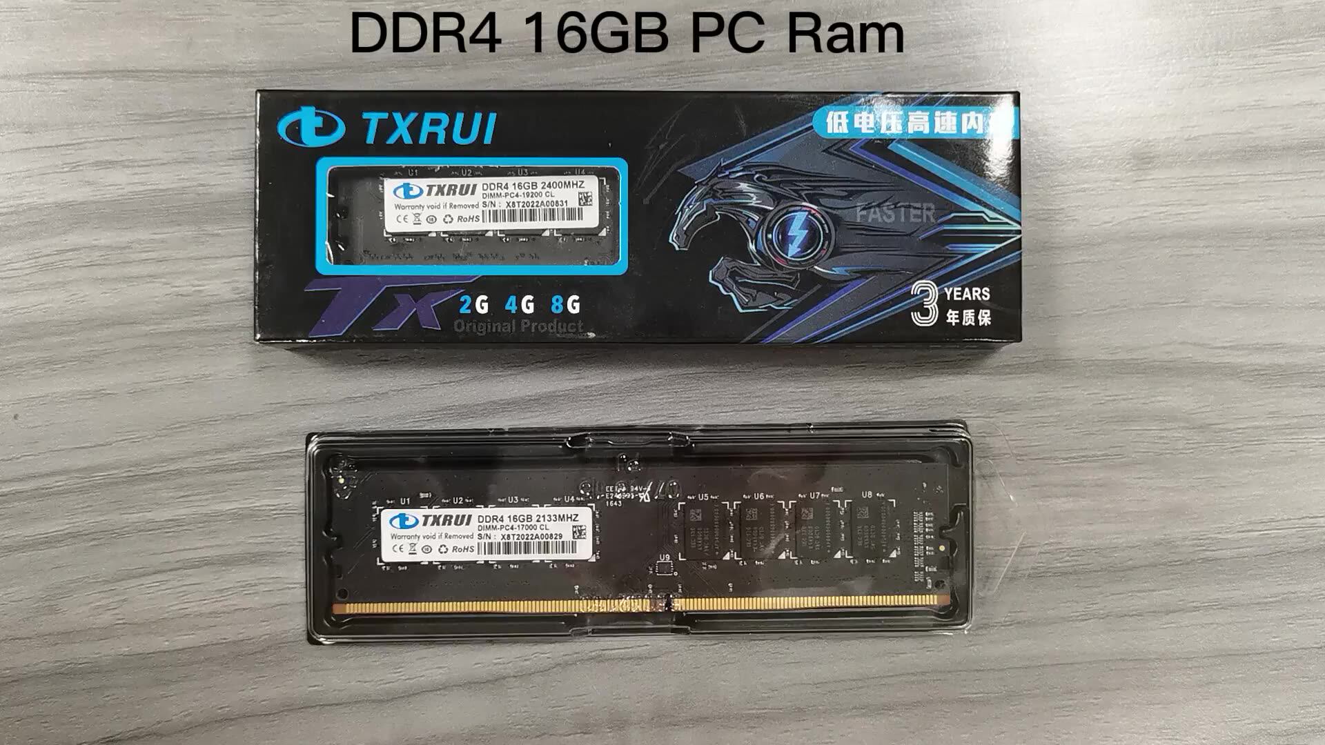 Ddr4 Ram Manufacture Oem Label Memoria Ram 4gb 8gb 16gb 32gb Desktop ...
