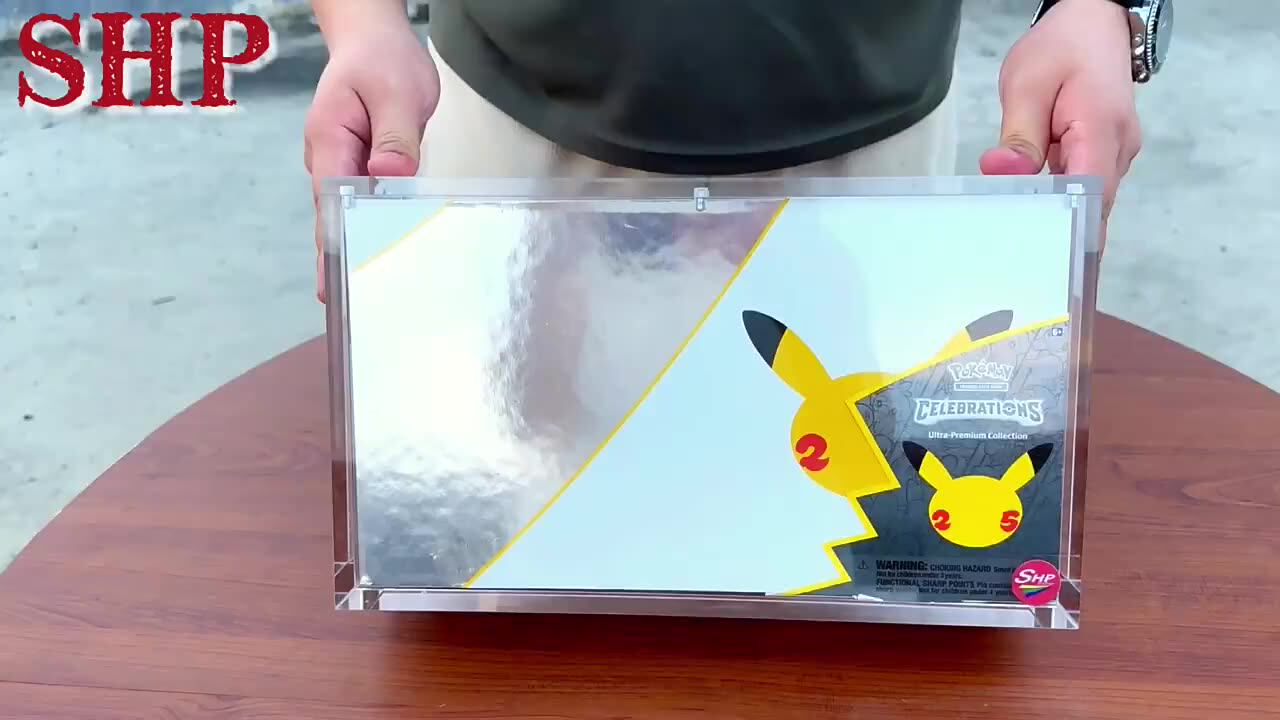 Shp Pokemon 25th Anniversary Golden Box Acrylic Display Case Upc Box ...