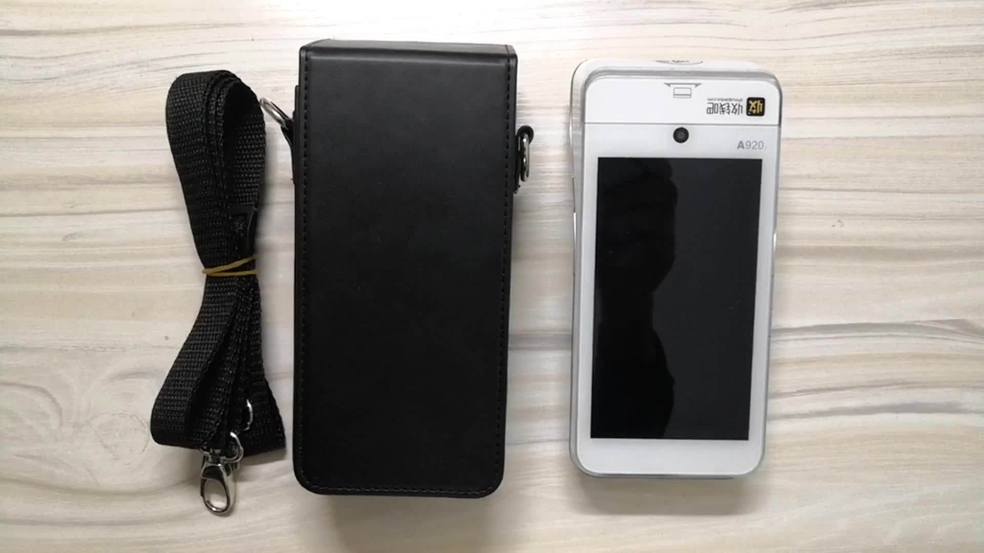 For Pax A920 Smart Pos Terminal Device Pu Leather Protective Case ...