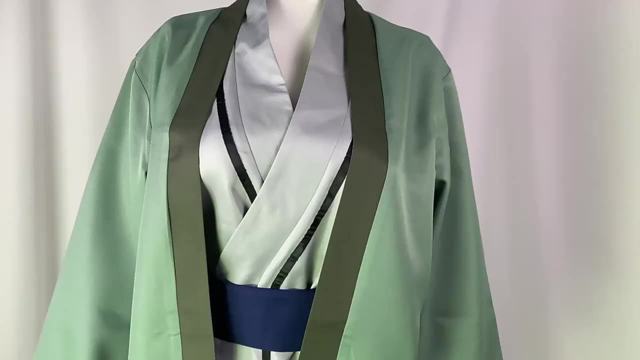 Baige Anime Tsunade Cosplay Costume Tsunade Green Cloak Women Cartoon ...