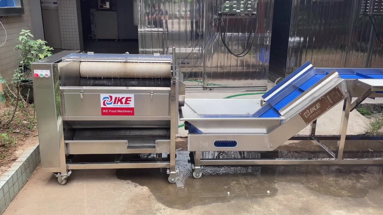 Automated Ike Sweet Potato Fries Yam Slicing Machine Line French Fries ...