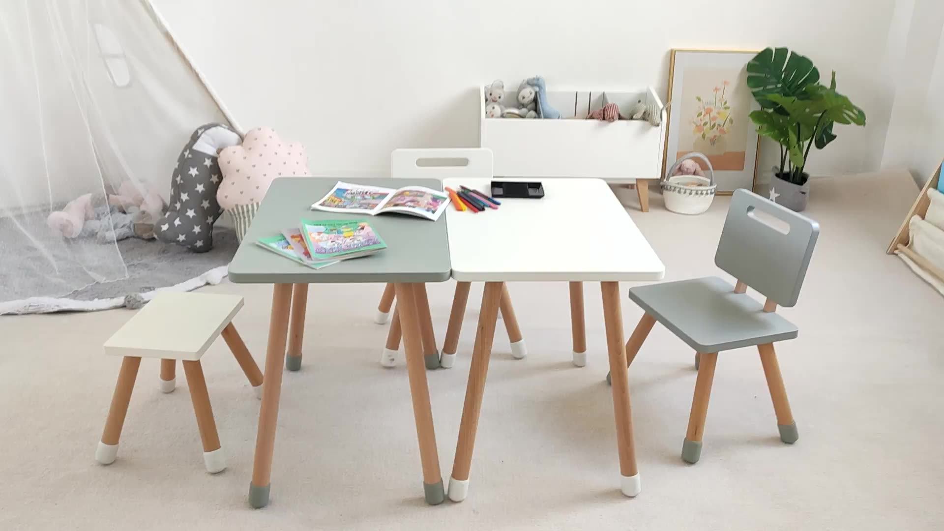 Kids Study Table Chair Reading Children Table And Chair Set For Kids ...