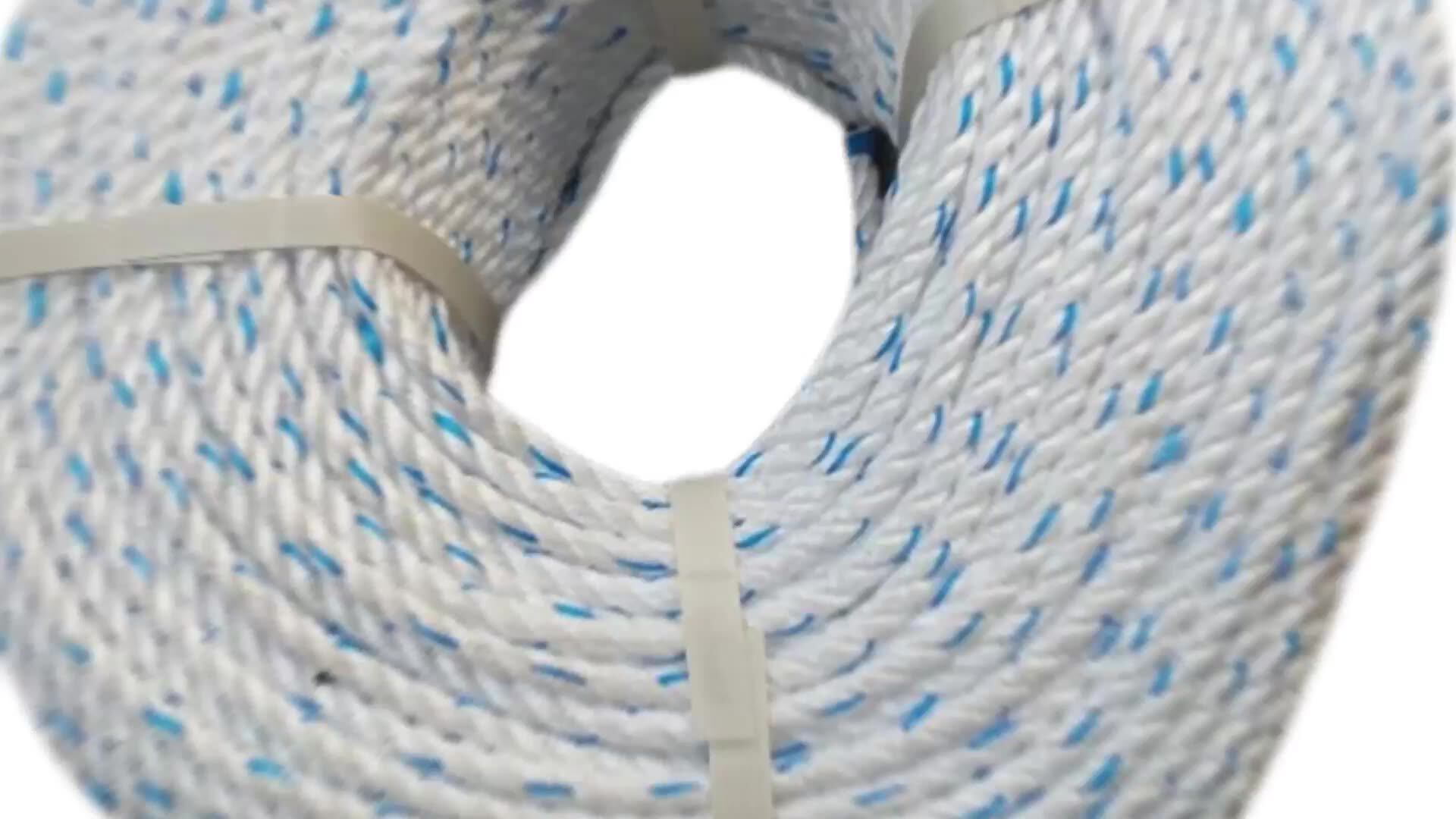 High Quality Virgin Material 3 Strands Twisted Polysteel Rope In Green ...