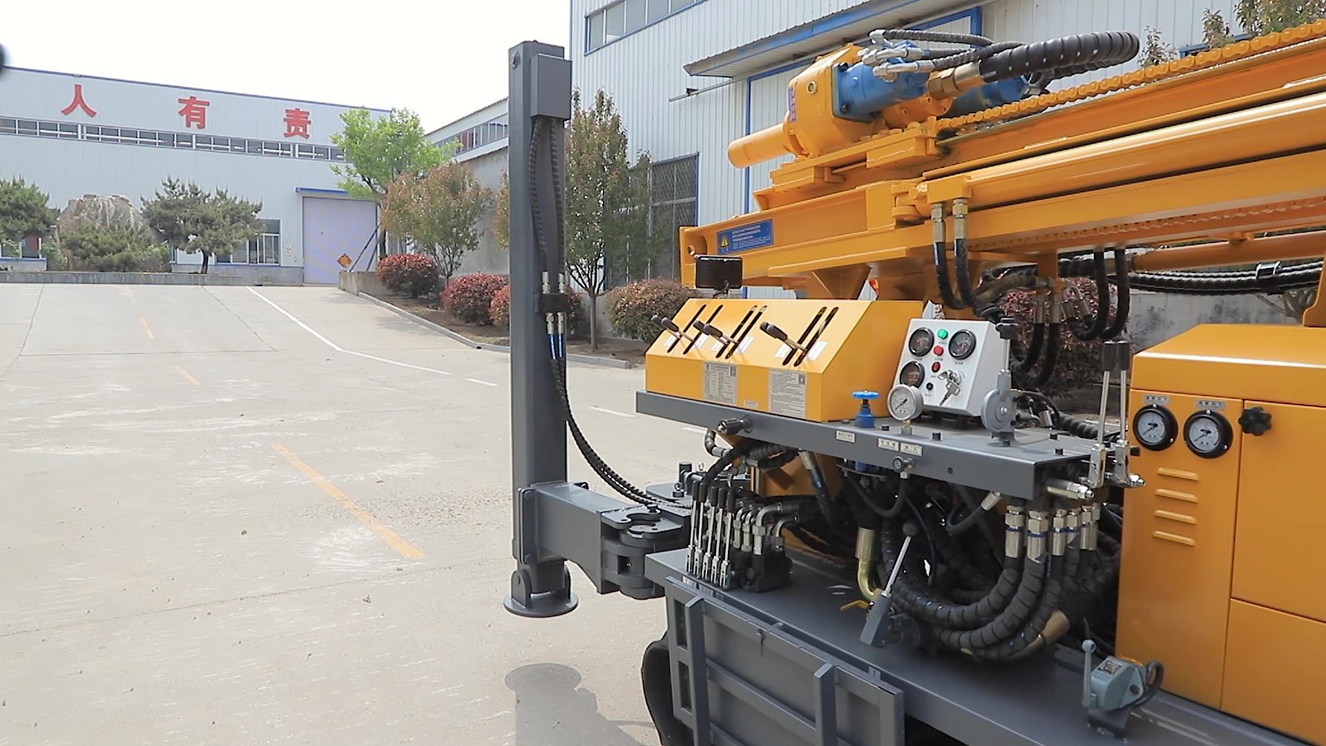 200m Depth Borehole Drilling Rig Water Well Drilling Rig For Sale In ...