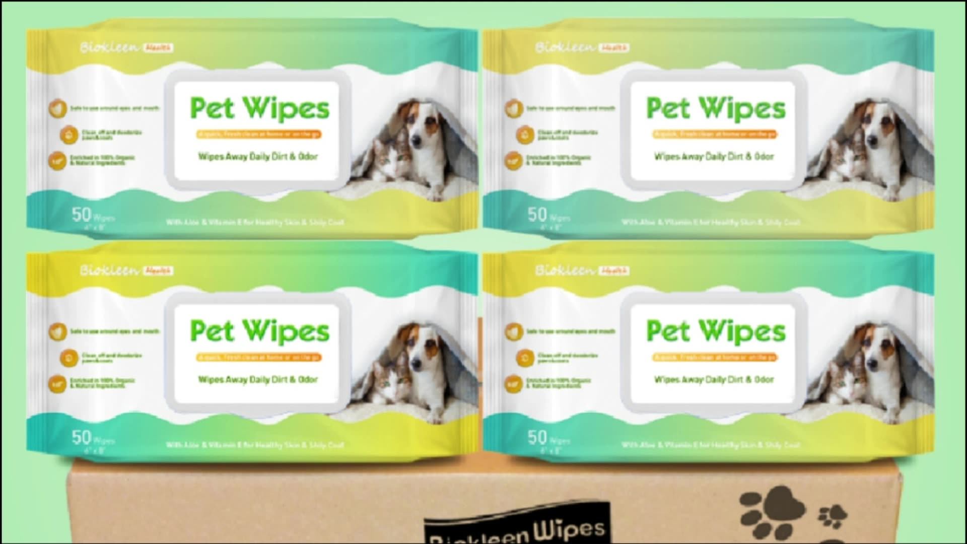 Oem Large Nature Grooming Hypoallergenic Plant-based 100% Compostable ...