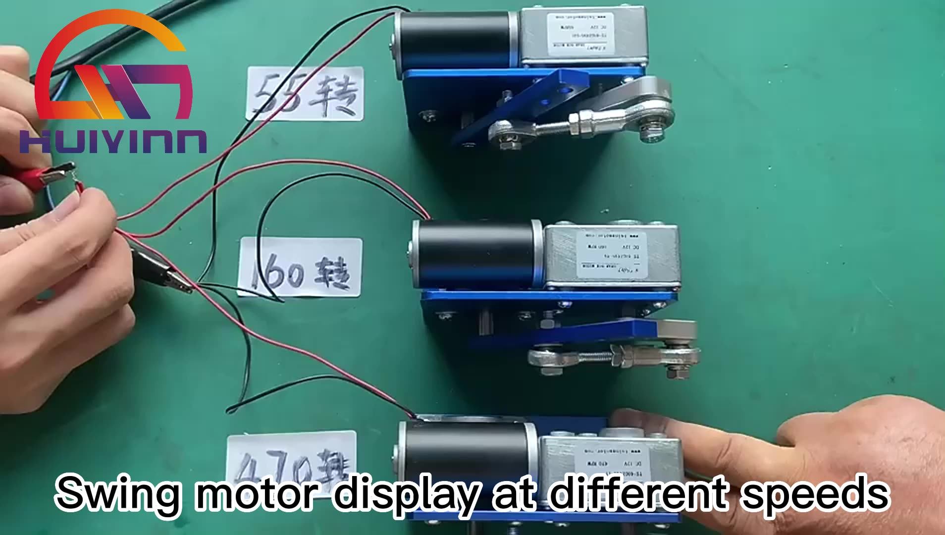 Adjustable Speed 12v 24v Reciprocating Swing Motor Dc Motor 8-470rpm 35 ...
