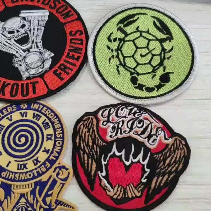 Iron On Embroidery With Dye Sublimation Printing Apparel Patch Custom ...