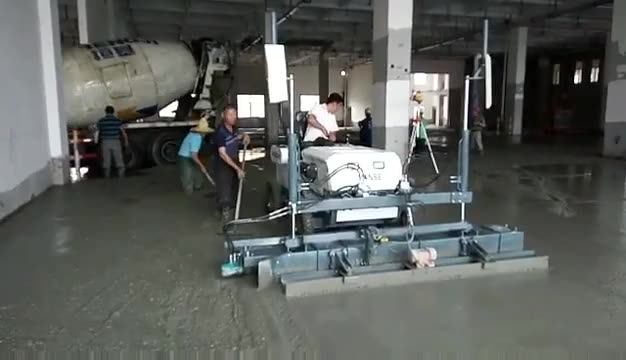 Small Concrete Laser Leveler Two Wheel Automatic Four Wheel Cement ...