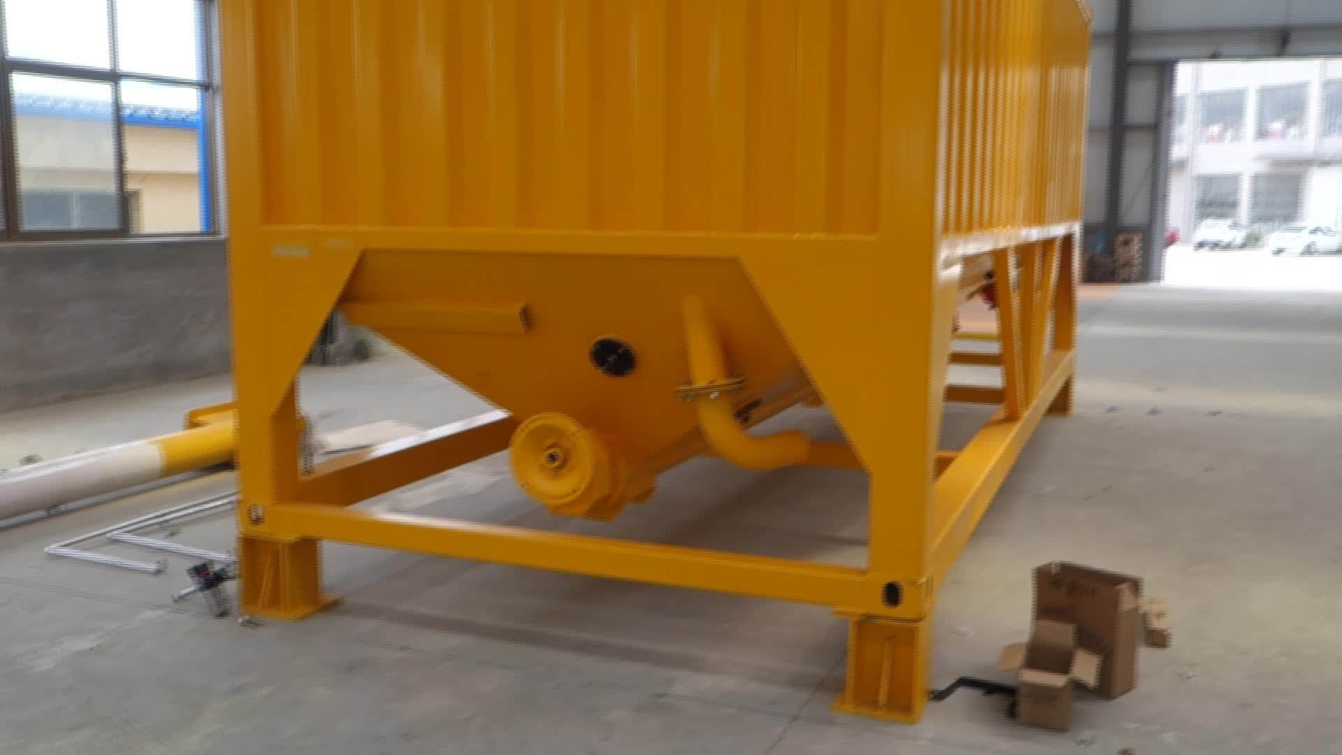 Cs27 20ft Horizontal Container Silo Cement Storage Silo Price For Sale ...