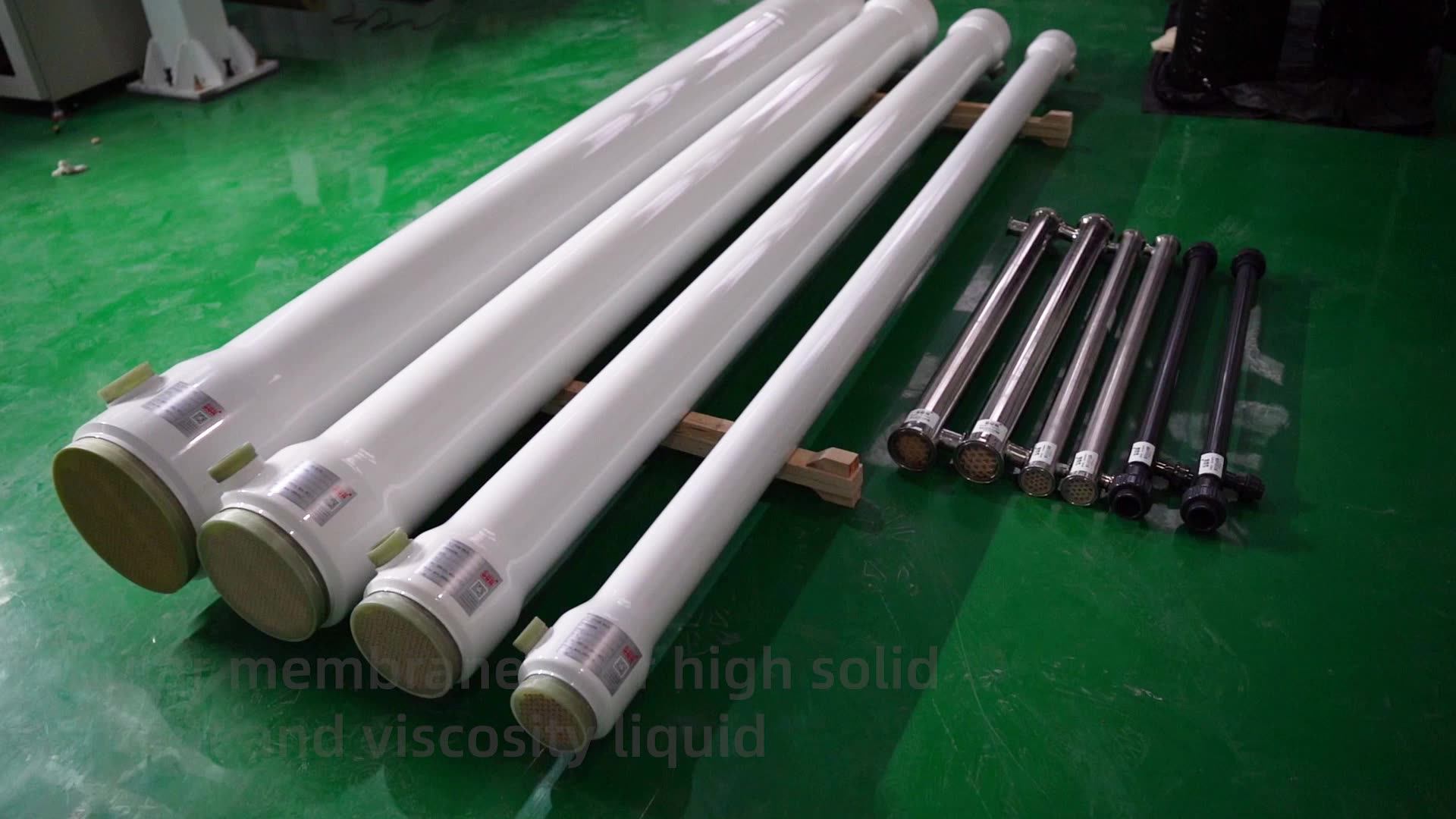 Tubular Membrane Uf Ultrafiltration External Mbr Pvdf Cross Pentair X ...