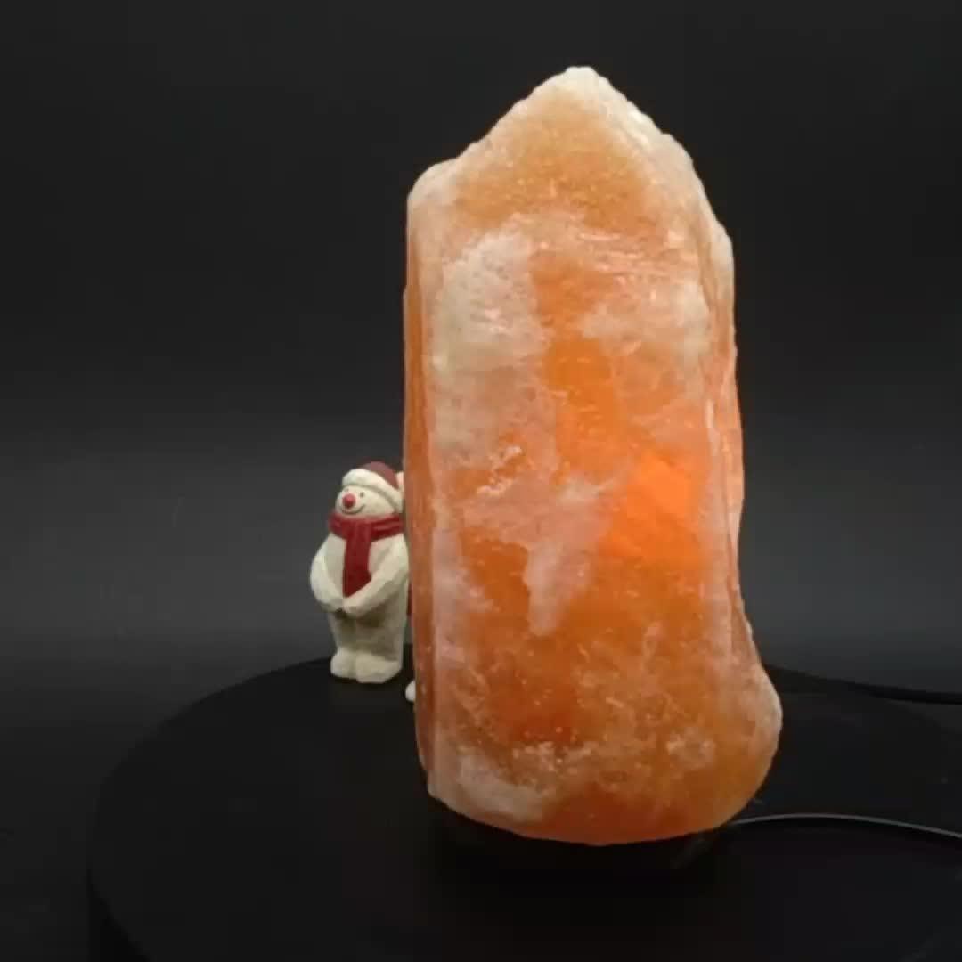 Natural Pink Crystal Himalayan Rock Salt Lamp Natural Hand Carved ...