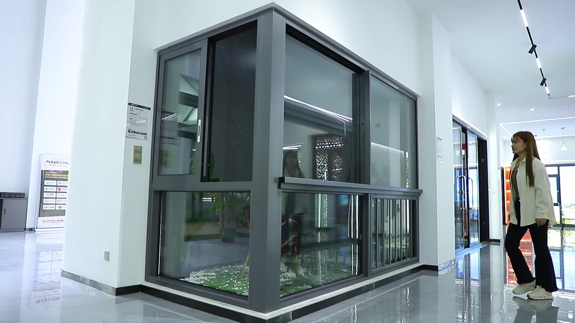 Outdoor Garden Sunroom Low-e Tempered Glass Sunlight Room Detachable ...