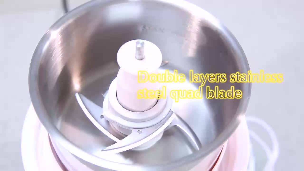 Electric Mini Micro Switch Safety Chopper Double Blade 500w Food ...