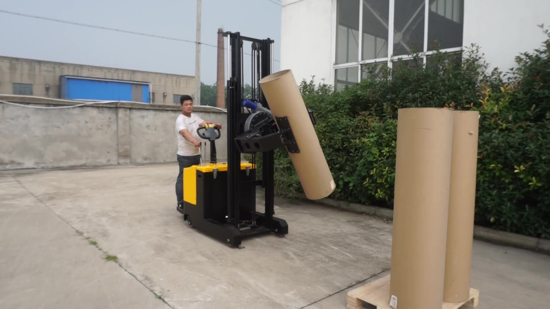 500 Kg Full Automatic Paper Roll Lifter And Rotator Suitable For ...