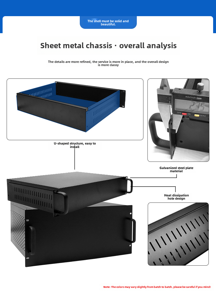1U2U3U4U5U6U Industrial Control Server Chassis Amplifier Chassis ...
