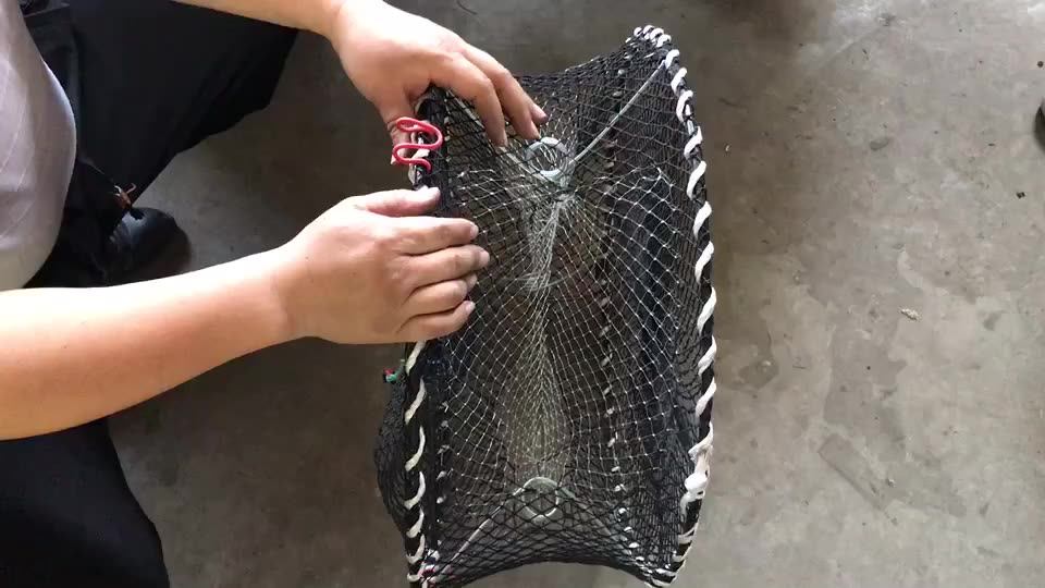 3 Trous Piège À Crabe Plié Piège À Pêche Cage À Ressort Crabe En ...