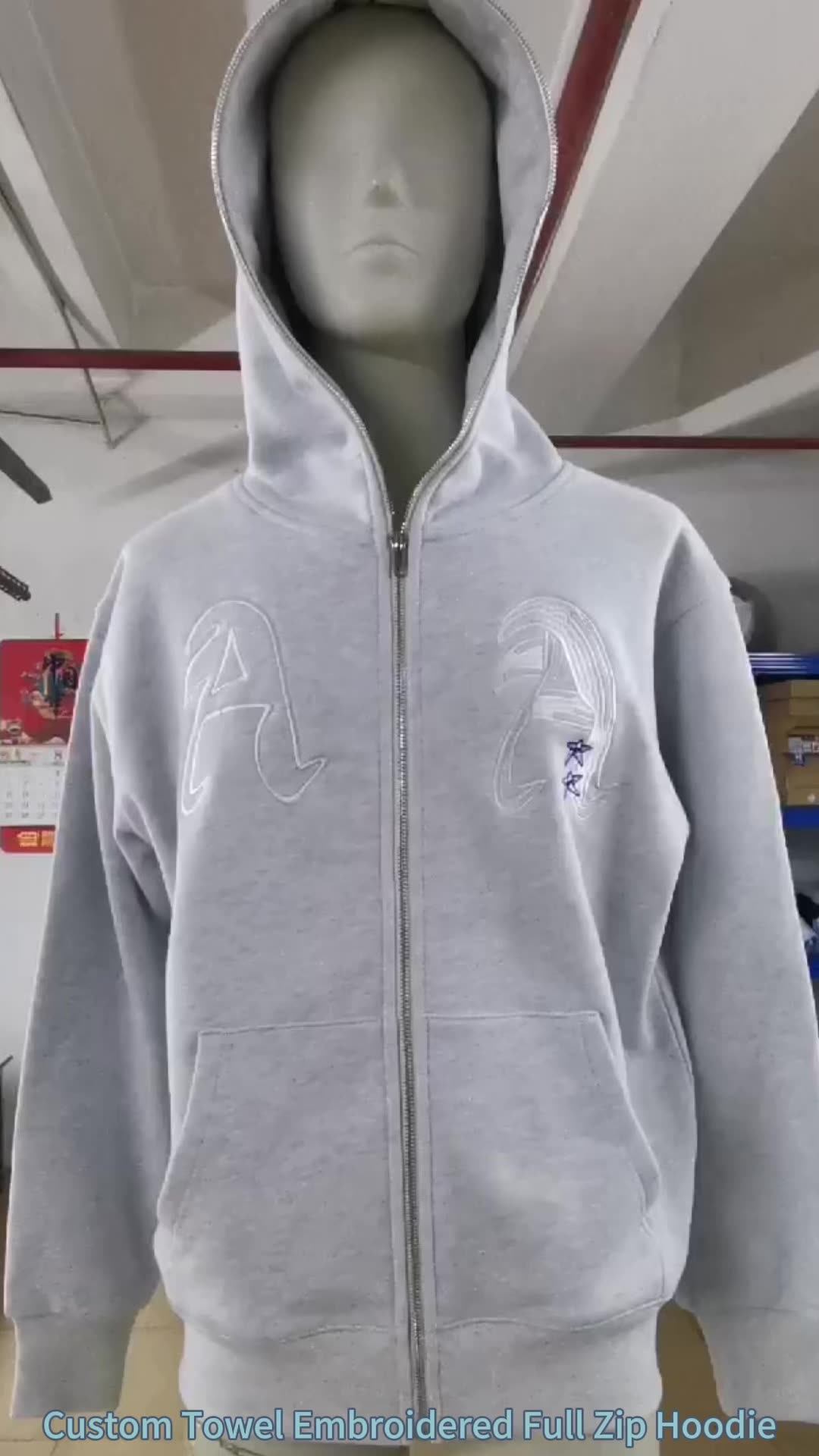 Men Custom Full Face Zip Up Hoodie Custom Logo Rhinestone Fullzip Free ...