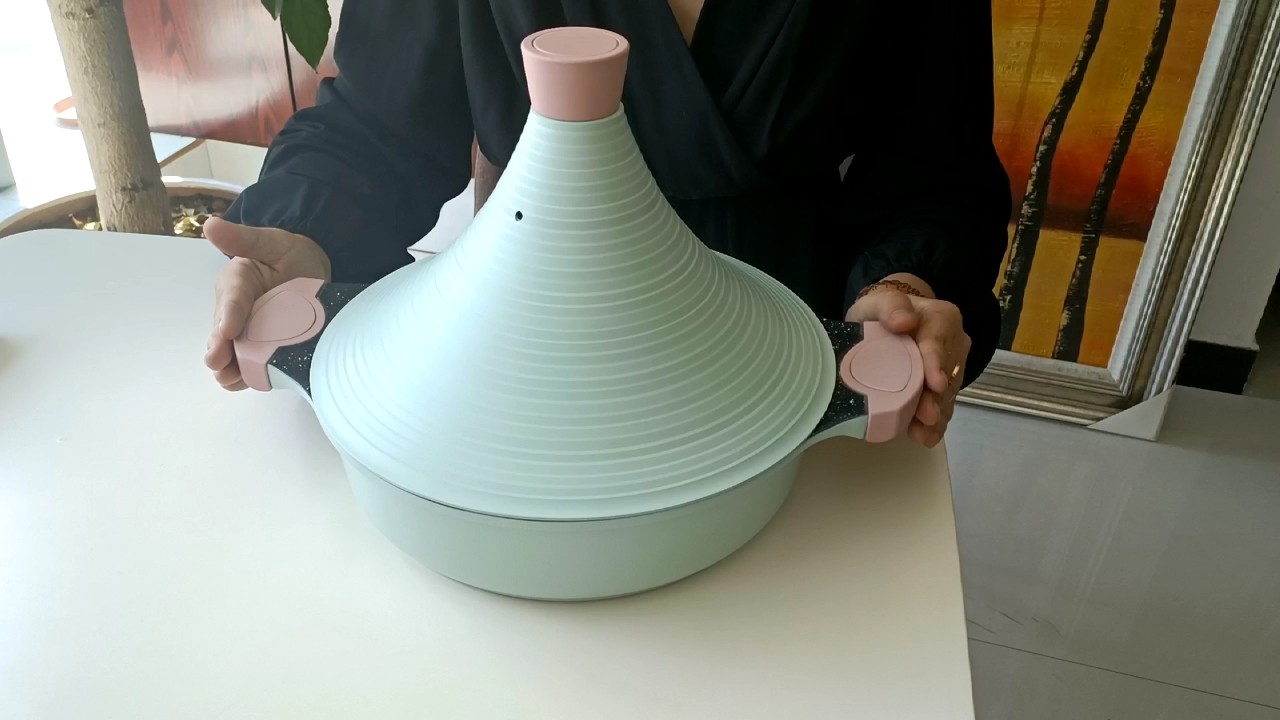 Custom Electric Luxury Granite Nonstick Moroccan Slow Cookware Tagine ...