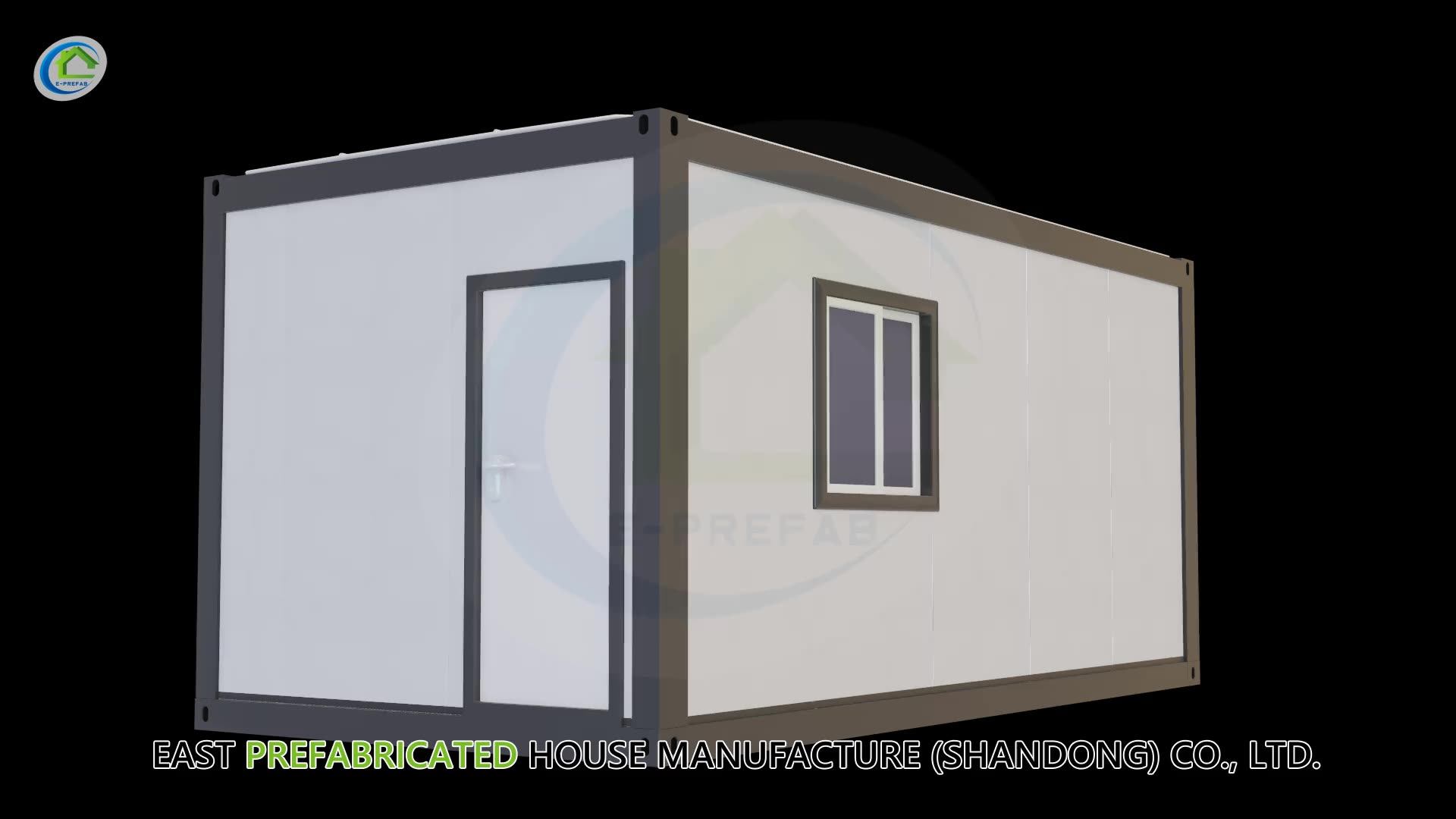 Luxury Folding Container House 20ft Modern Portable Prefab Bolt Folding ...