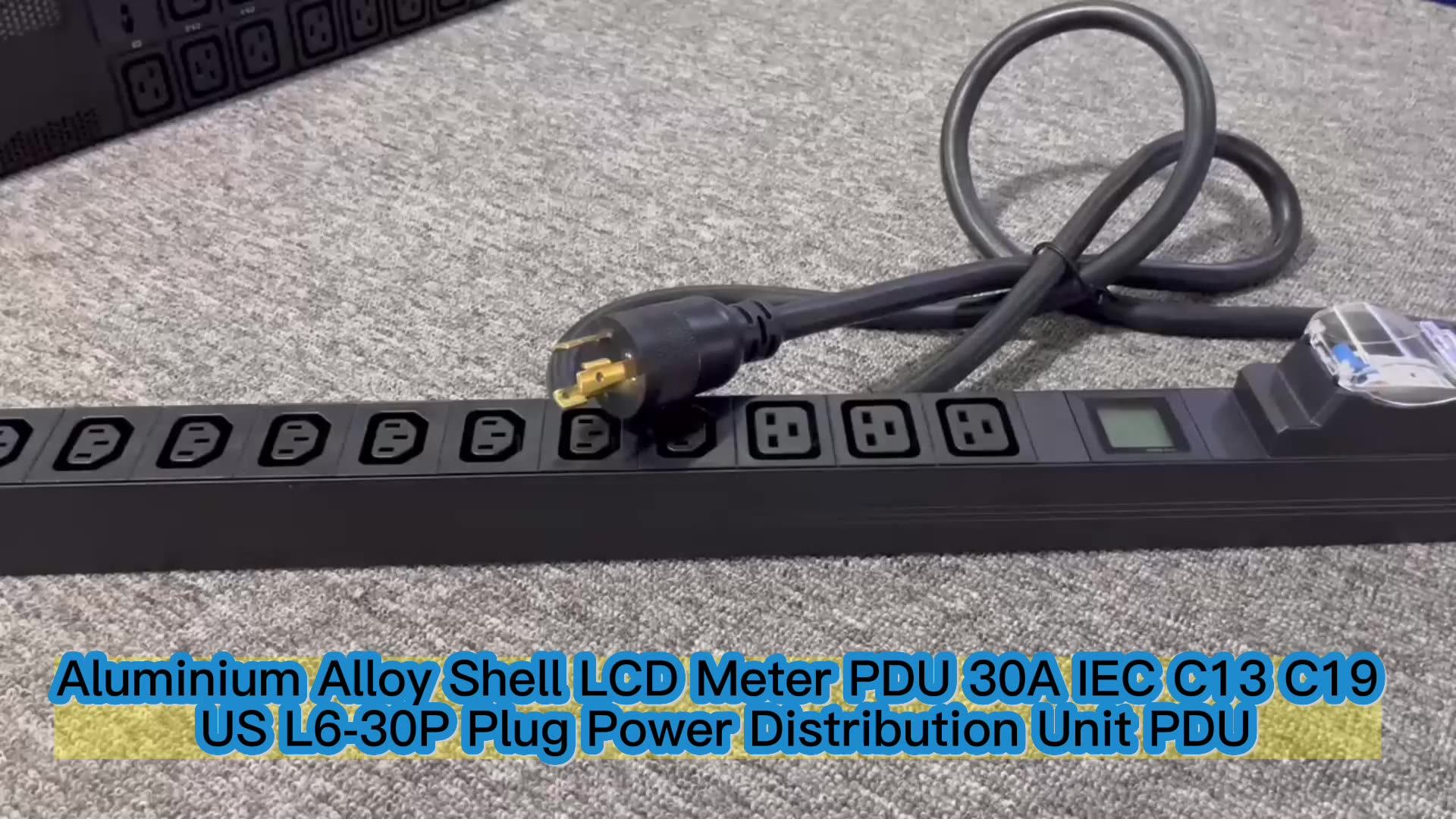 200-250v Single Phase Rack Pdu 8 C13&3c19 Outlets 32a Breaker ...