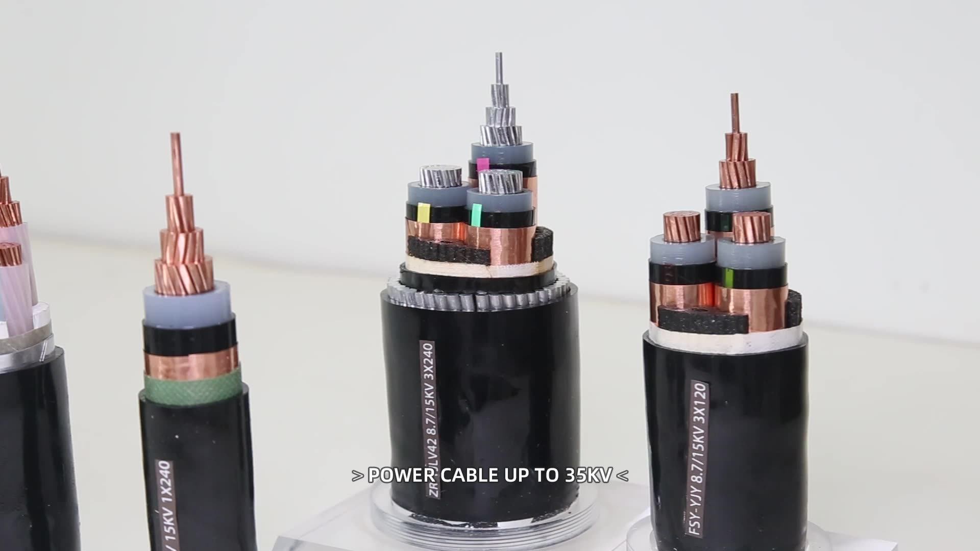 Mv 33kv Ht 3c Copper Conductor Xlpe Insulation Amoured Power Cable ...