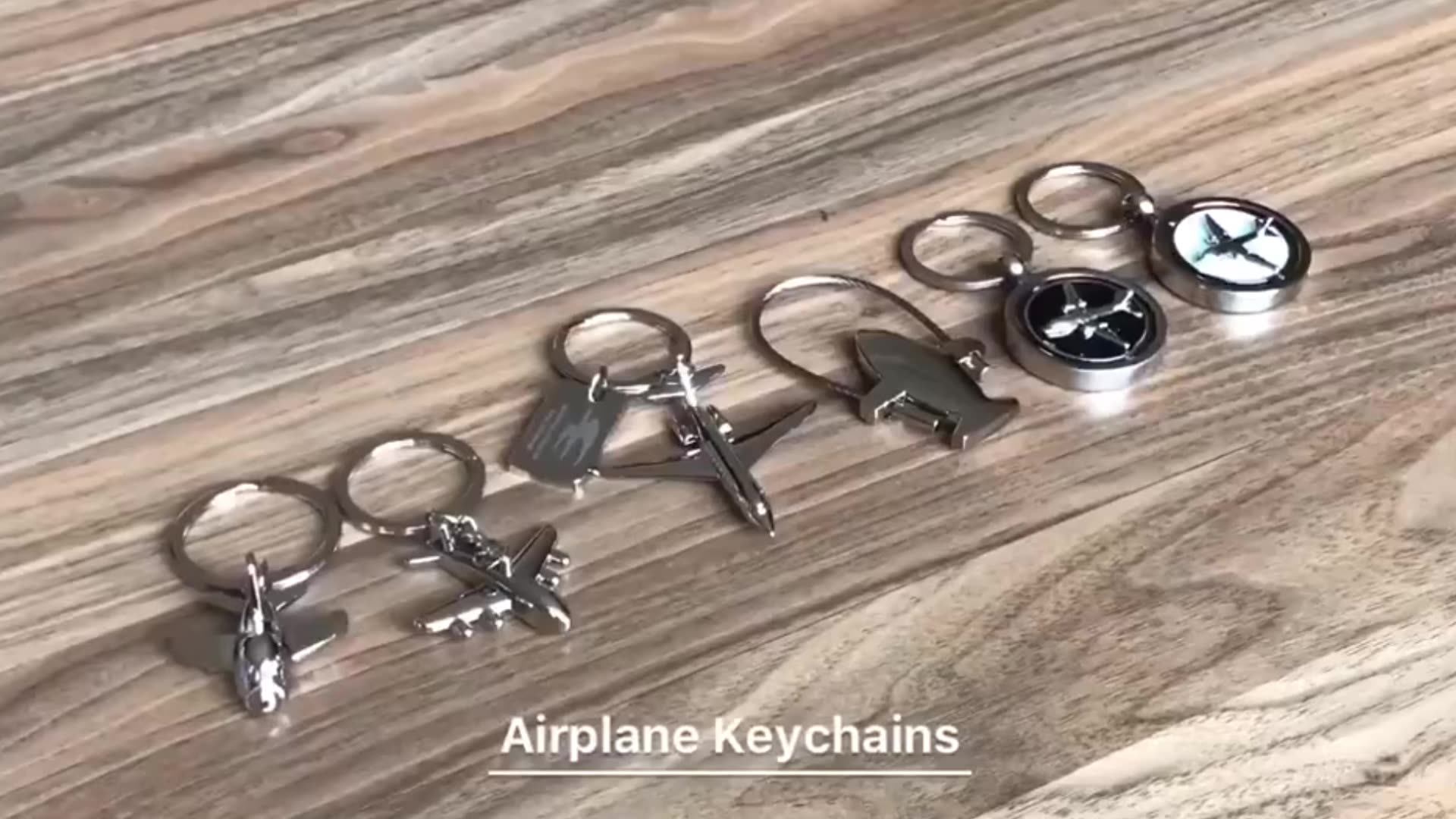 Keychain Accessories Keyring Custom Metal Porte Clef Key Chain Airplane ...