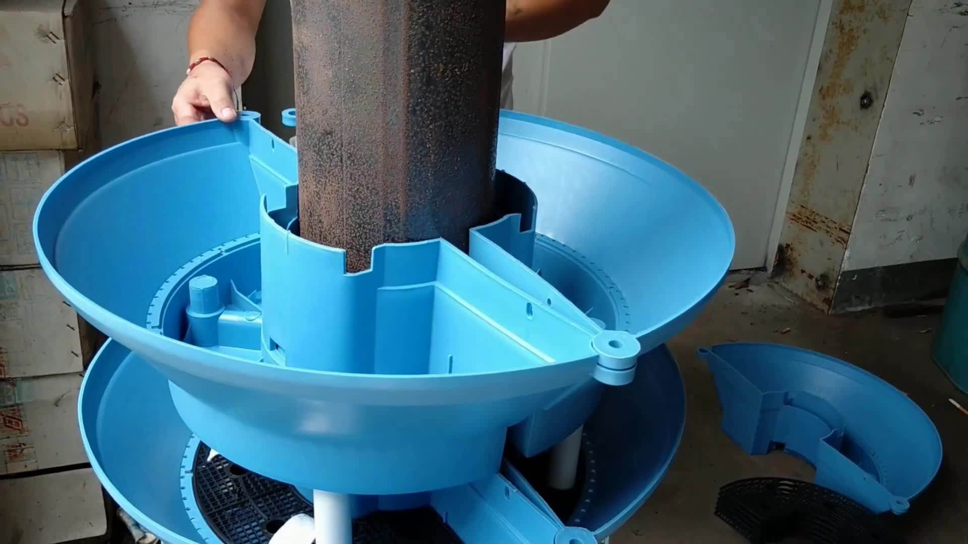 Sol Stackable Plastic Flower Garden Tower Planter Vertical Garden Lamp ...