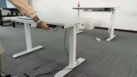 Electric Dual Motor Height Adjustable Sit Stand Tilting Drawing Desk ...
