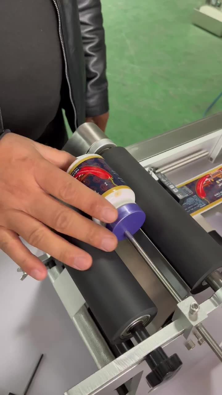 Simple Structure Electric Manual Labeling Machine,Easy Operated Bottle ...