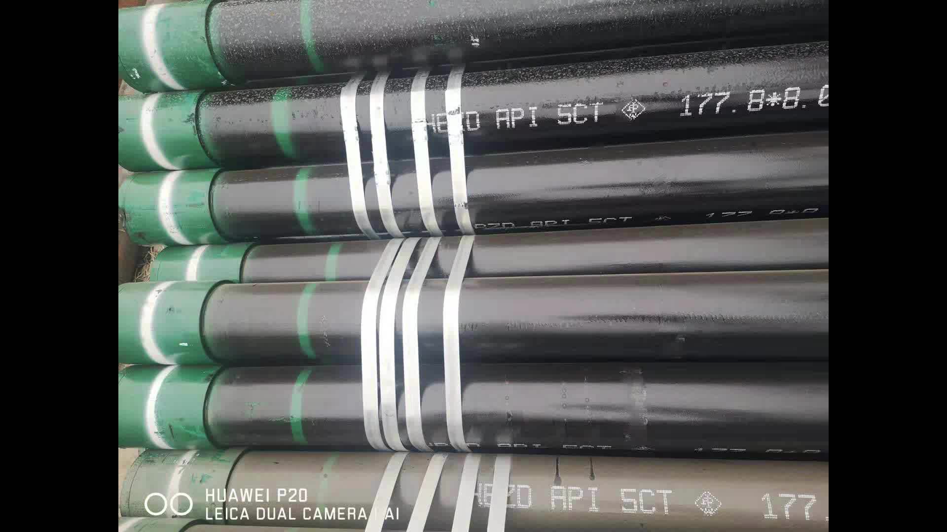 Api 5ct Seamless Casing And Tubing/api J55 K55 L80 N80 P110 Water Oil ...