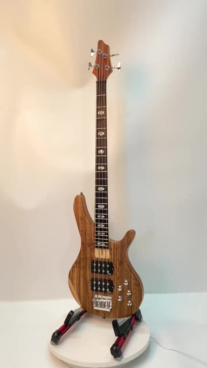 Best Seller Wooden 4 String Chinese Discounted Electric Bass Guitar ...