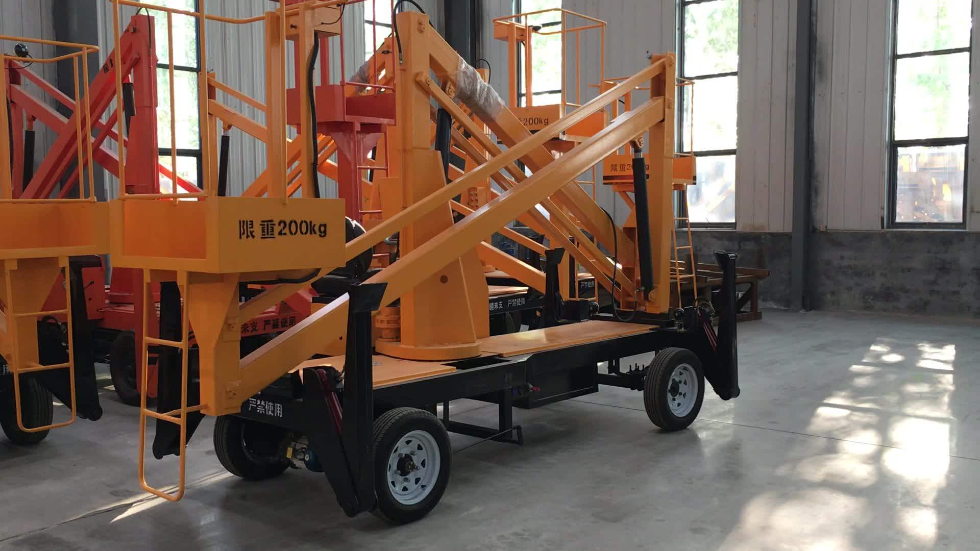 Man Lift Articulating Self Propelled Arm Lift Self Drive Hydraulic Arm ...
