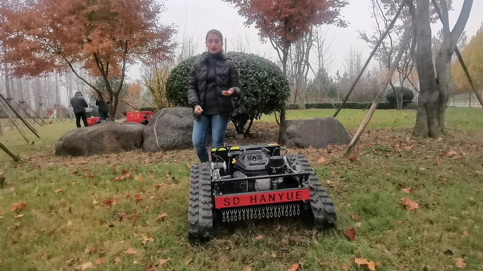 Rc New Remote Control Lawn Mower With Low-energy Consumption One Key ...