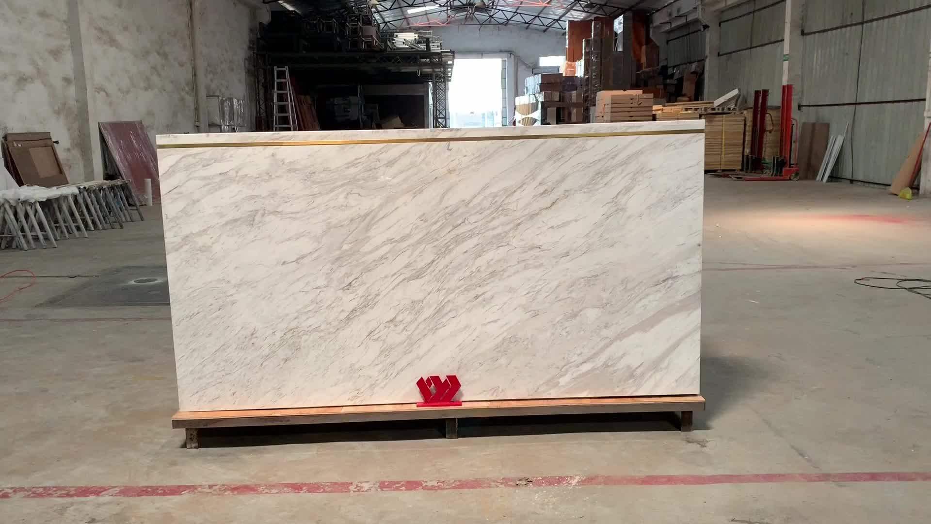 Solid Surface Marble Luxury Modern Square Shape Black Reception Desk ...