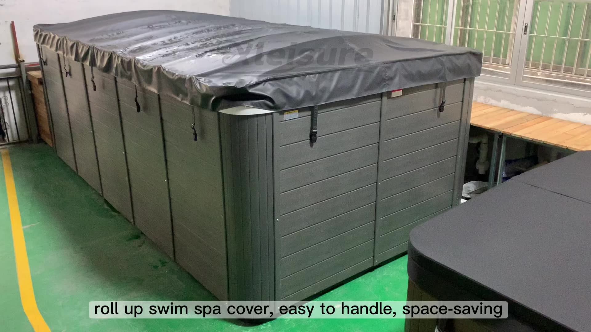 Size Can Be Customized Roll-up Swim Pool Spa Cover One-piece Design Spa ...