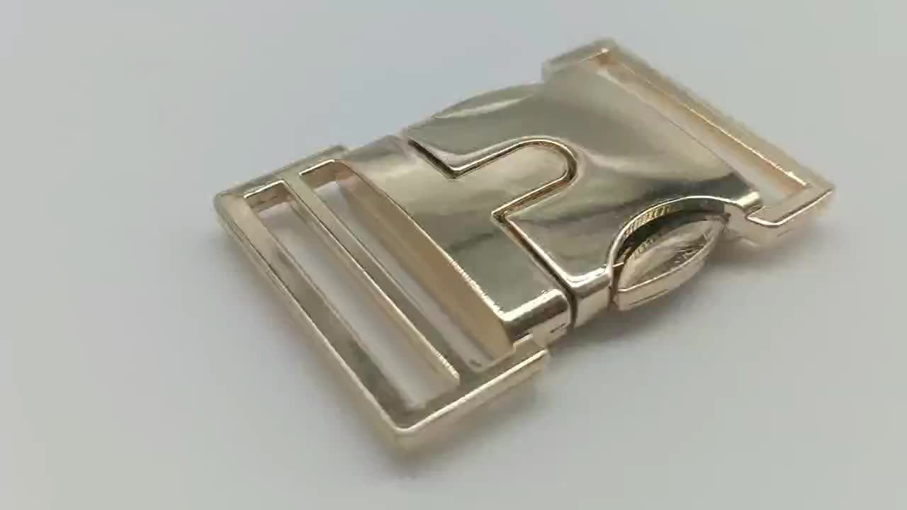 Q117-25 Custom Metal Pet Collar Hardware Buckle High Quality Side Quick ...