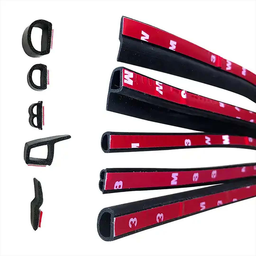 Extruded Epdm Cellular Rubber Sealing Strip For Car Doors And Windows ...